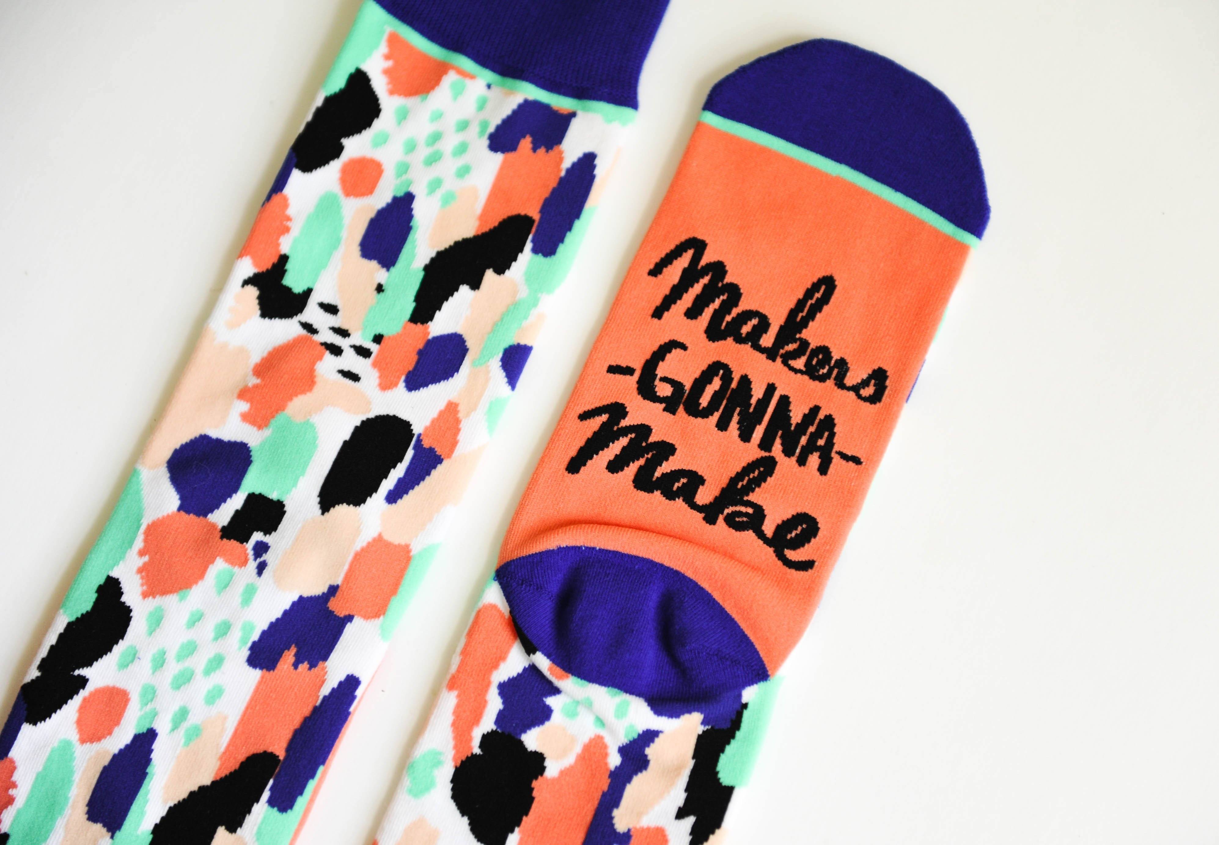 Makers Gonna Make Socks - Woven Pear