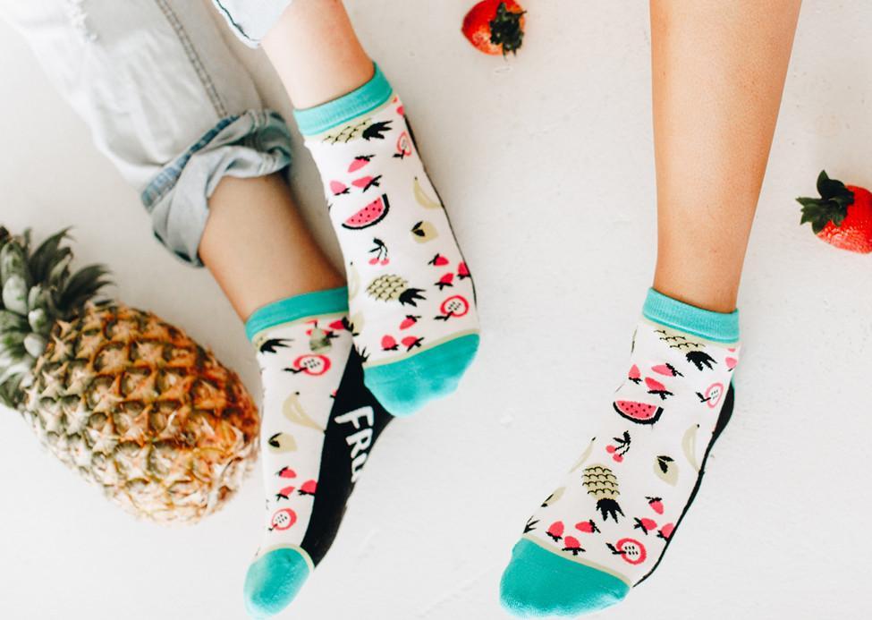 Tutti Frutti Anklet Socks | Woven Pear - Woven Pear